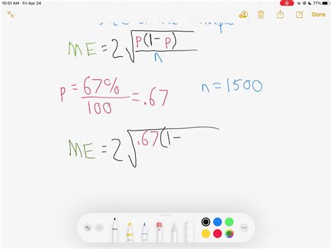 solved for exercises 12 21 find the margin of sampling error to the