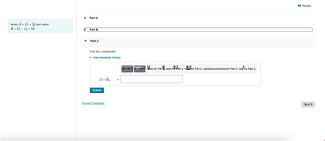 Solved Vector A5i2j And Vector What Is The Cross Product
