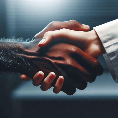 Handshake Of Unity Premium Ai Generated Image