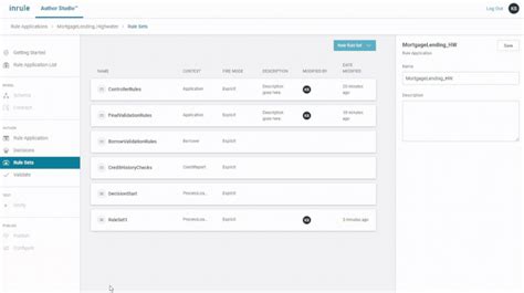 Creating A New Rule Set Inrule Technology
