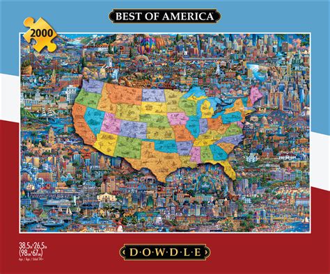 Eric Dowdle Best Of America 2000 Piece Puzzle