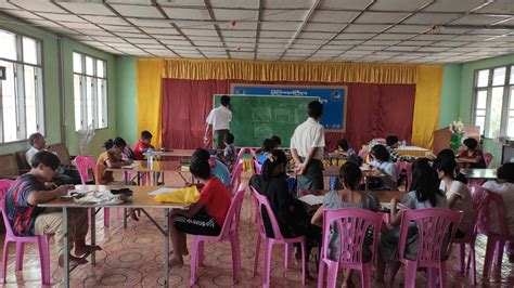 ရမည်းသင်းခရိုင် လူထုအခြေပြုဗဟိုဌာန၌ နွေရာသီးကျောင်းပိတ်ရက် မော်ဒန်ပန်းခ