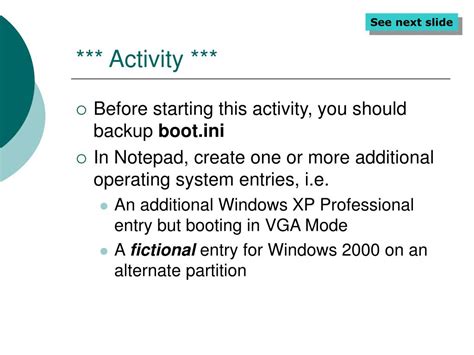 Ppt Windows Xp Boot Process Powerpoint Presentation Free Download Id395057