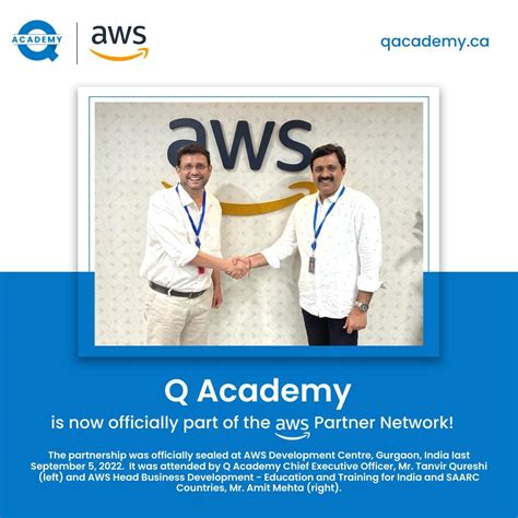 Q Academy Is Now An Official Aws Partner Issuewire