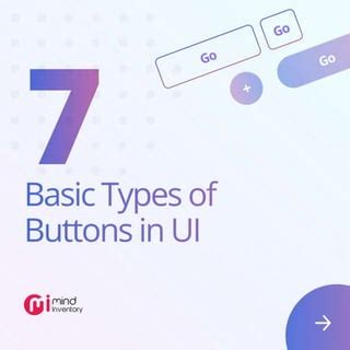 7 Basic Types Of Buttons In UI PPTX