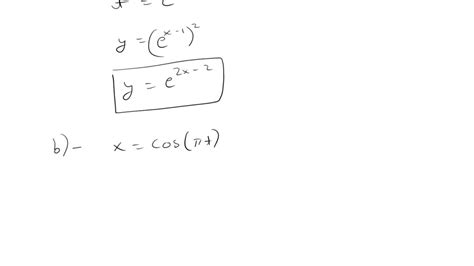 solved eliminate the parameter to find a cartesian equation of the
