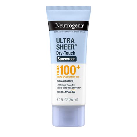 Ultra Sheer Dry Touch Broad Spectrum Max Spf 100 Body Sunscreen