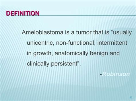 Odontogenic Tumor 2022pptx Dental Health Diseases And Conditions