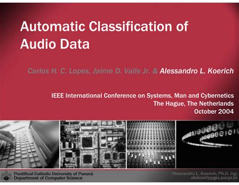 Ppt Automatic Classification Of Automatic Classification Of Audio Data Powerpoint