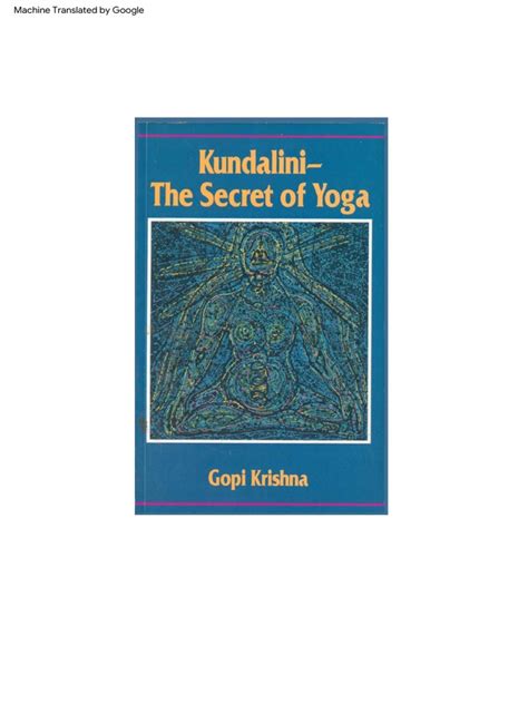 los secretos del yoga gopi krishna pdf yoga experiencia
