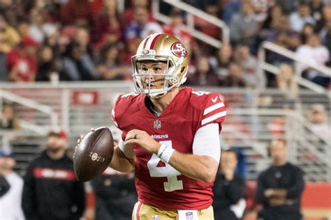 49ers Third String Qb Nick Mullens Will Make First Career Start Tonight Vs Raiders Silver And