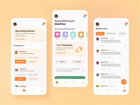 Wellness App Ui On Behance
