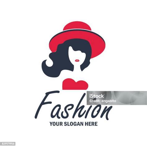 패션 및 뷰티 아이콘 및 텍스트 공간을 귀하의 슬로건에 대 한 엠 블 럼 슬로건 벡터 일러스트 레이 션 개념에 대한 스톡 벡터 아트 및 기타 이미지 Istock