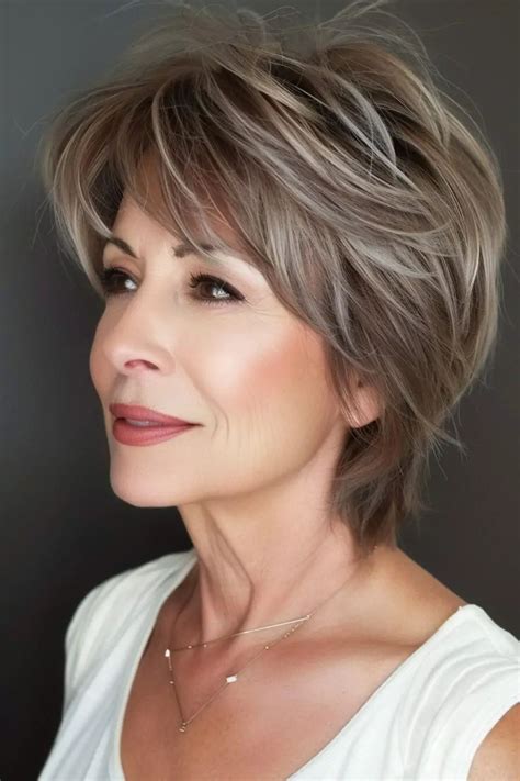 Pin By Jenny Taylor On Going Gray In 2024 Short Hair Cuts Messy