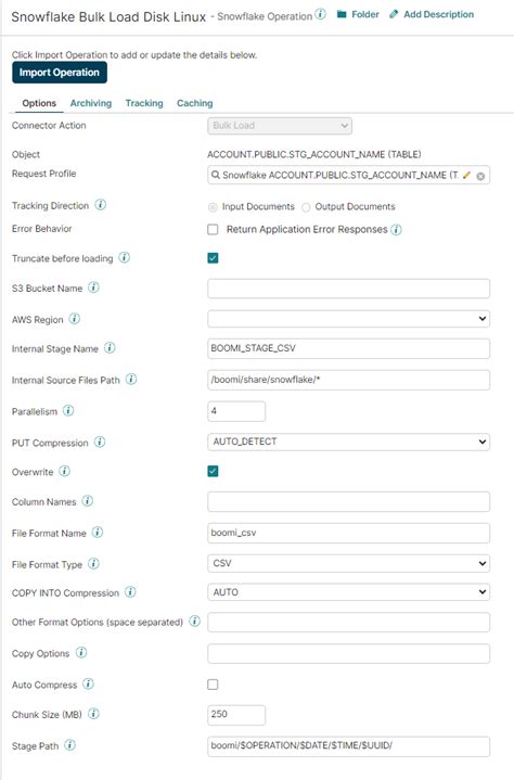 Article Snowflake Bulk Load With Local Files Boomi Community