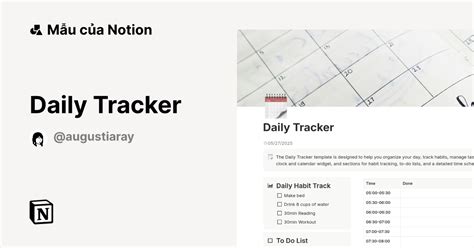 Mẫu Daily Tracker Thị Trường Notion