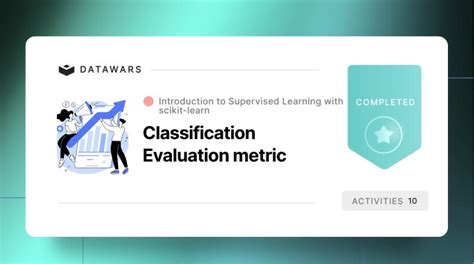 vikas kumar on linkedin classification evaluation metric completed by vikas kumar datawars