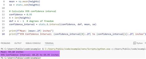 python scipy confidence interval [9 methods]