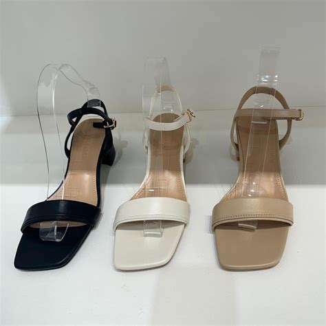 발목스트랩 샌들 힐 6cm 헬로마켓