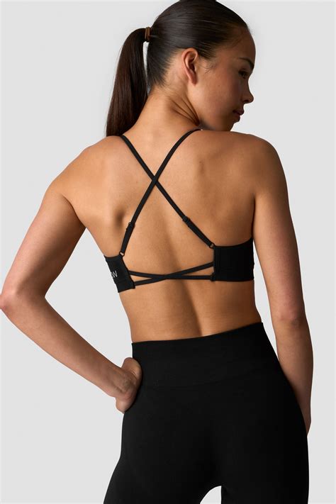 Smooth Seamless Strappy Sports Bra W Seamless Sports Bra With Strappy