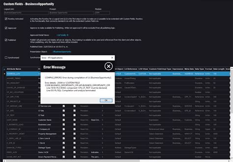 Issue Creating A New Custom Field Ifs Community