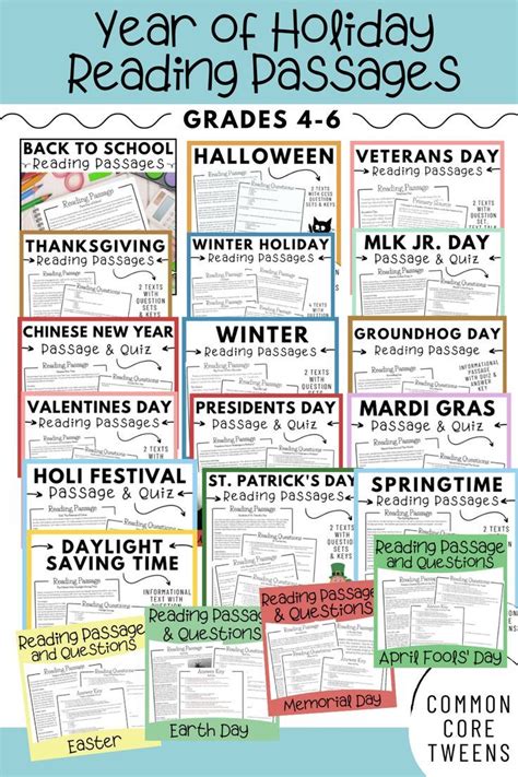 Reading Comprehension Passages And Question Sets Mega Bundle Reading Comprehension Passages