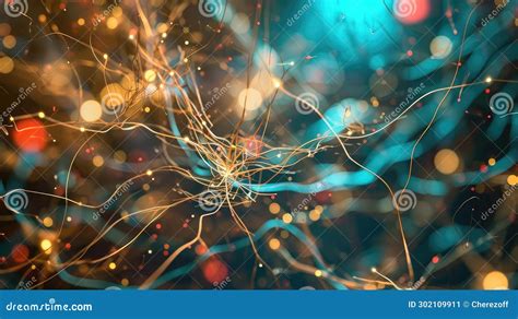Illustration Neural Network Development Stock Illustration