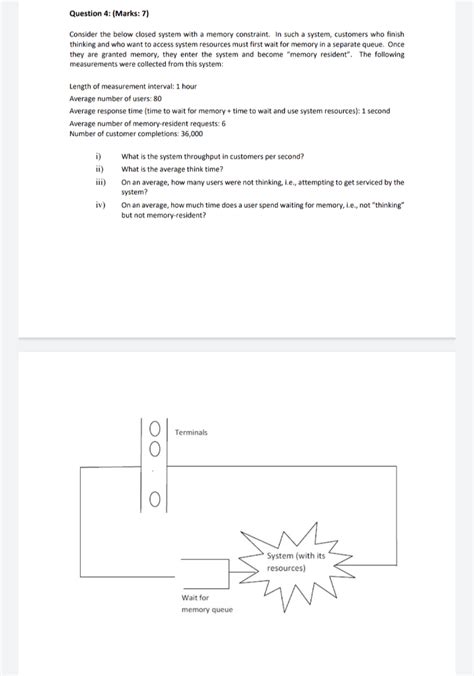 solved question 4 marks 7 consider the below closed