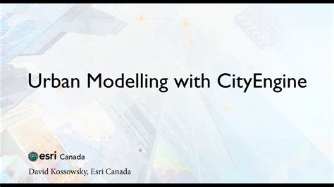 Urban Modelling With Cityengine Youtube