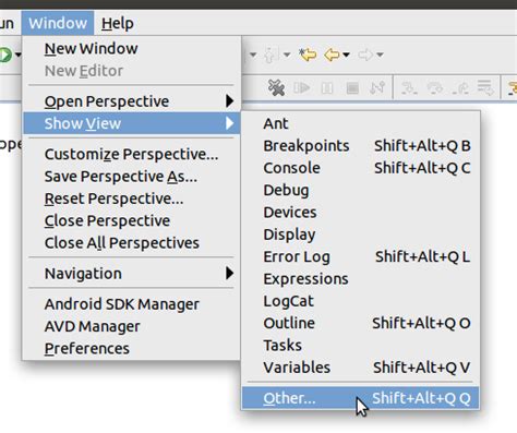 How Can I See The Error Log Logcat For Android In Eclipse Stack