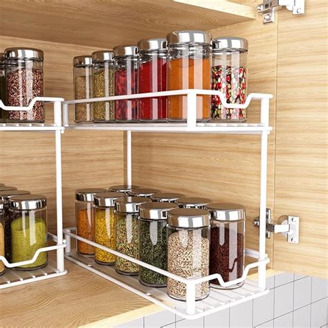 Nanatree Pull Out Spice Rack Organizer For Cabinet 2