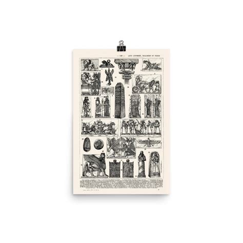 Large Ancient Assyrian Art And Culture Poster