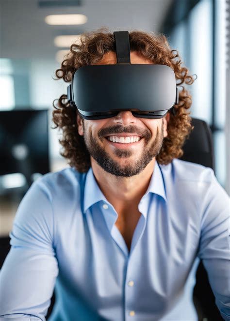 Download Ai Generated Man Virtual Reality Royalty Free Stock