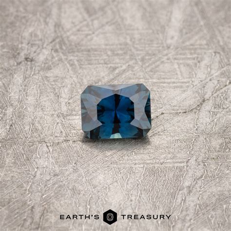 062 Carat Deep Peacock Blue Australian Sapphire Earths Treasury