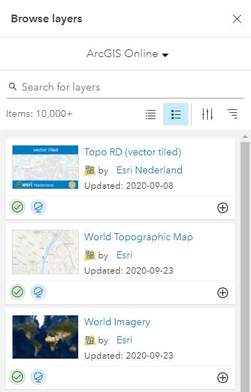 Adding Layers With The Map Viewer Beta