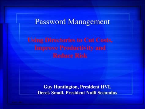 Ppt Password Management Powerpoint Presentation Free Download Id9432240