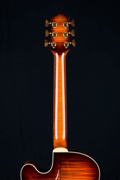 Santa Cruz Ftc Moon Spruce And Carved Flamed Maple With Full Body Sunburst Down Home Guitars