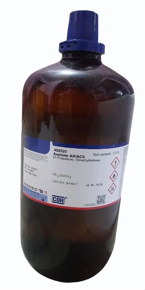 Cdh Acetone Ar Grade At ₹ 775litre Laboratory Chemicals In New Delhi