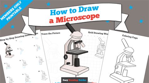 How To Draw A Microscope Really Easy Drawing Tutorial
