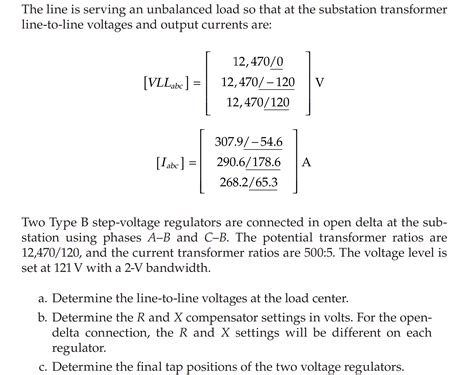 Solved 7 10 The Phase Impedance Matrix For A Three Wire Line