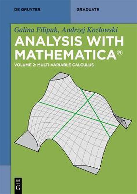 De Gruyter Textbook Multi Variable Calculus 9783110660388 Galina Filipuk Boeken Bol Com