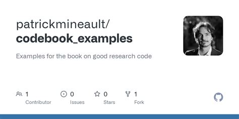 Github Patrickmineaultcodebookexamples Examples For The Book On