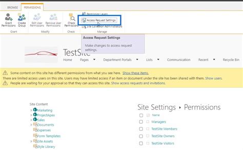 Personalización De Solicitud De Acceso Al Sitio De Sharepoint