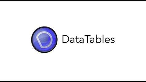 Datatables เบื้องต้น Youtube