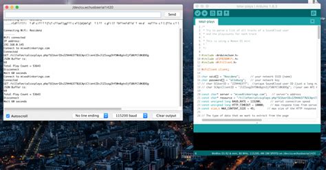Arduino Screen Shot Mixed Tinkerings
