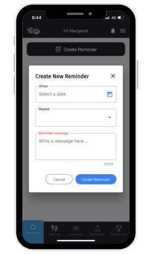 Create, View, or Remove Custom App Reminders | 10,000 Steps