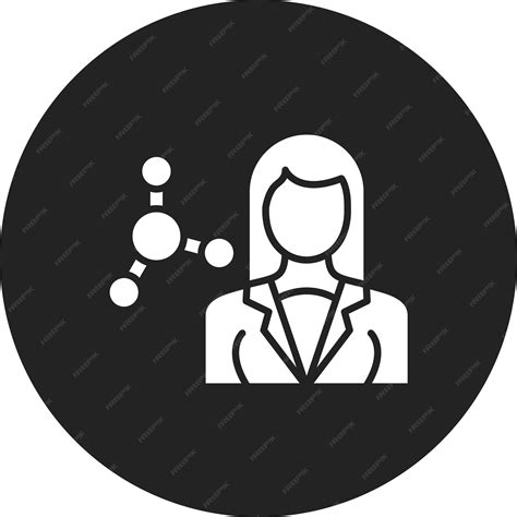 Premium Vector Scientist Female Icon Vector Image Can Be Used For