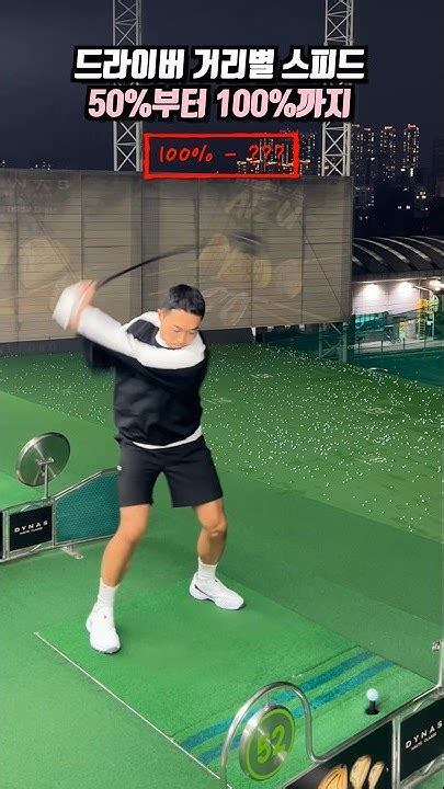 드라이버 거리별 헤드스피드 50 ~100 코오롱스포렉스용답점 Youtube