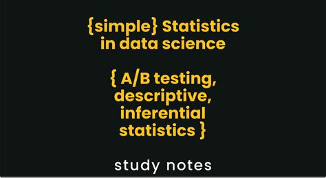 The Role Of Simple Statistics In Data Science