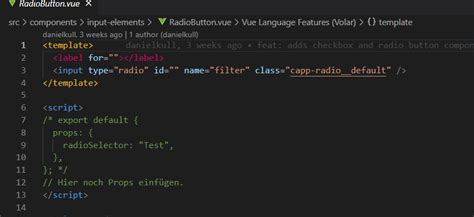 Radiobuttonvue · Issue 197 · Danielkullcapp · Github